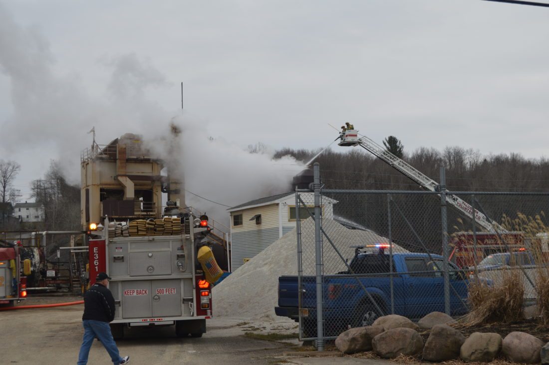 Filters Catch Fire At Asphalt Mixing Facility | News, Sports, Jobs ...